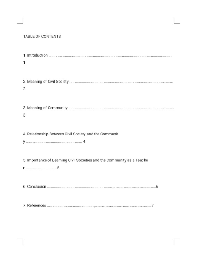 Civil Society and Community Assignment - Phoenix | PDF