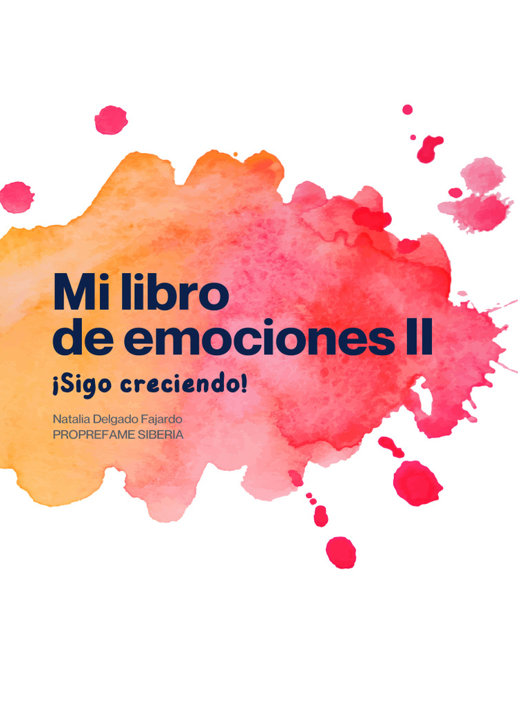 Mi Libro de Emociones II | PDF | Las emociones | Empatía