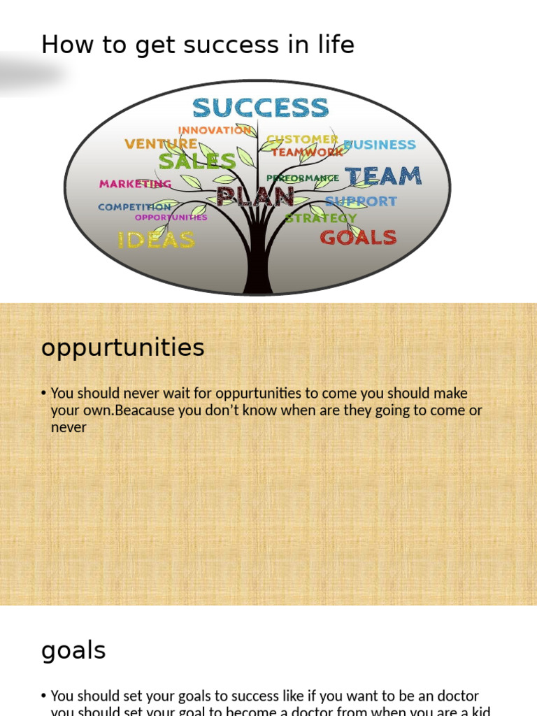 How To Get Success in Life | PDF