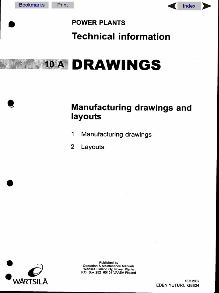 10A Manufacturing Drawings and Layouts | PDF