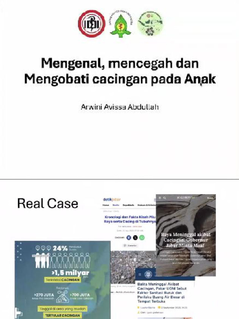 Mengenal, Mencegah Dan Mengobati Cacingan Pada Anak | PDF
