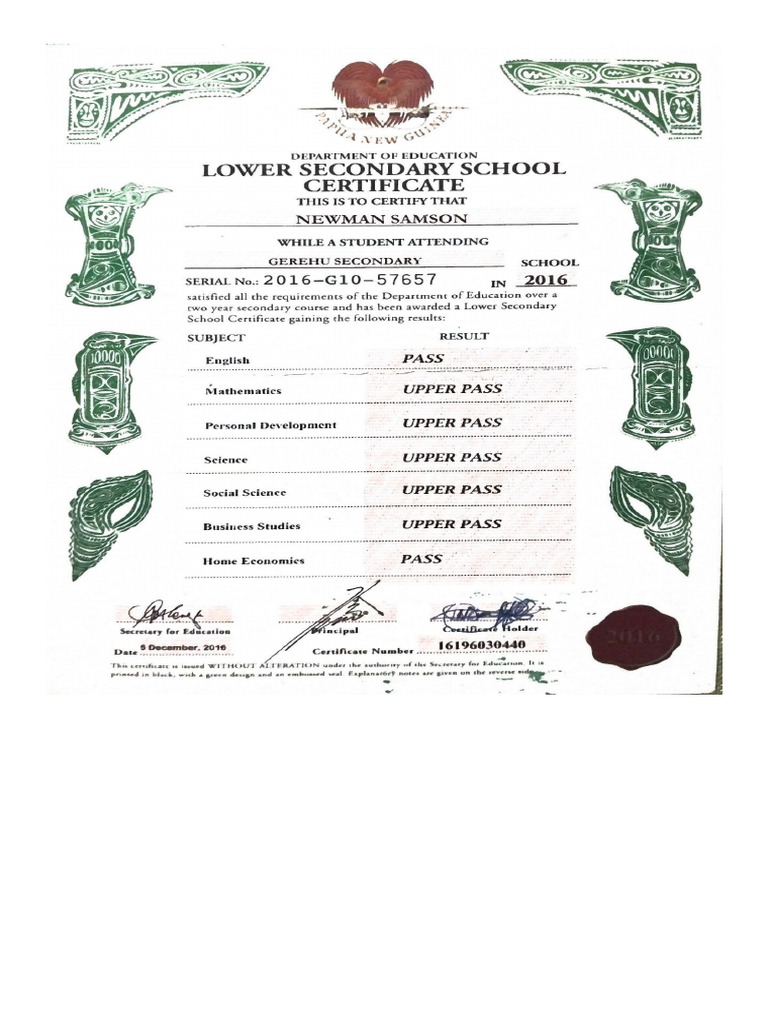 Newman Samson Documents | PDF