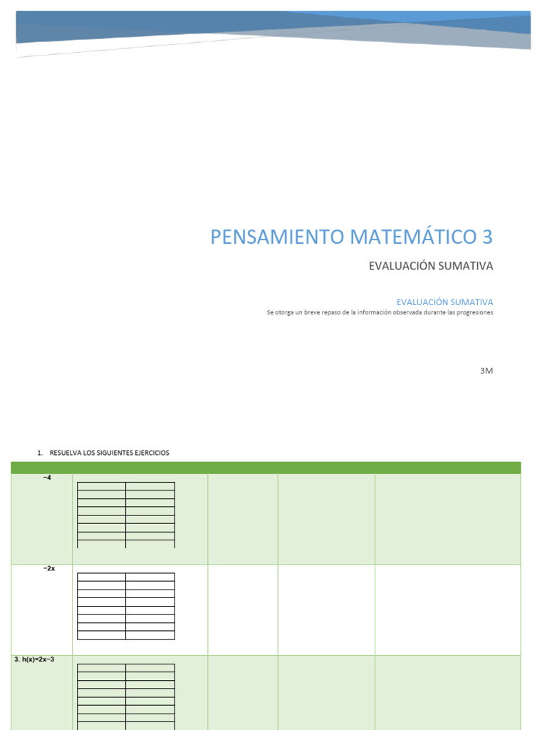 Evaluacion Sumativa Segundo Parcial Pm3 - 030410 | PDF