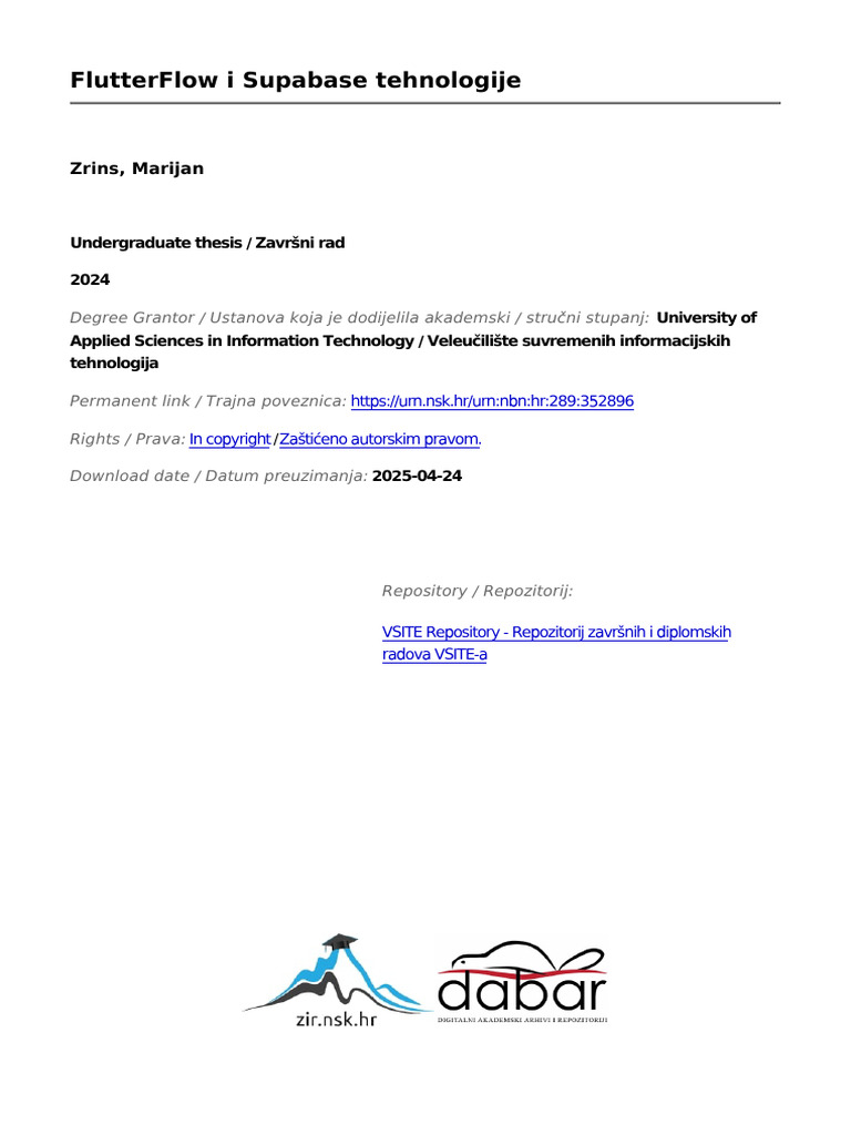 Supabase Flutterflow | PDF