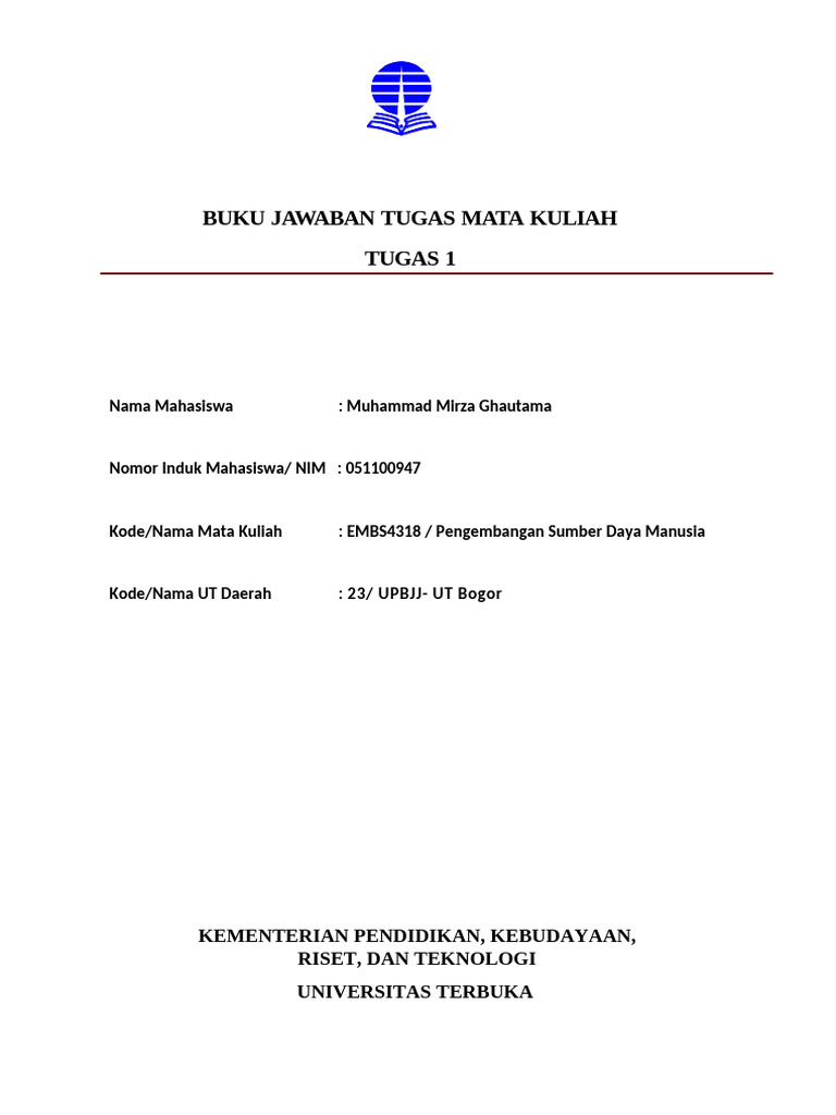 Tugas 1 Tutorial Sesi 3 | PDF