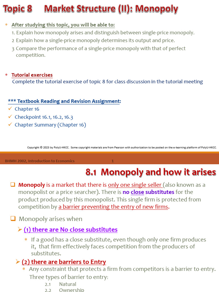 Understanding Single-Price Monopoly Concepts | PDF | Monopoly | Profit ...