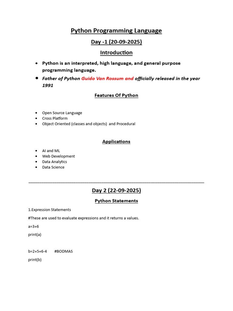 Python 6-8 Pm Online | PDF | Control Flow | Python (Programming Language)