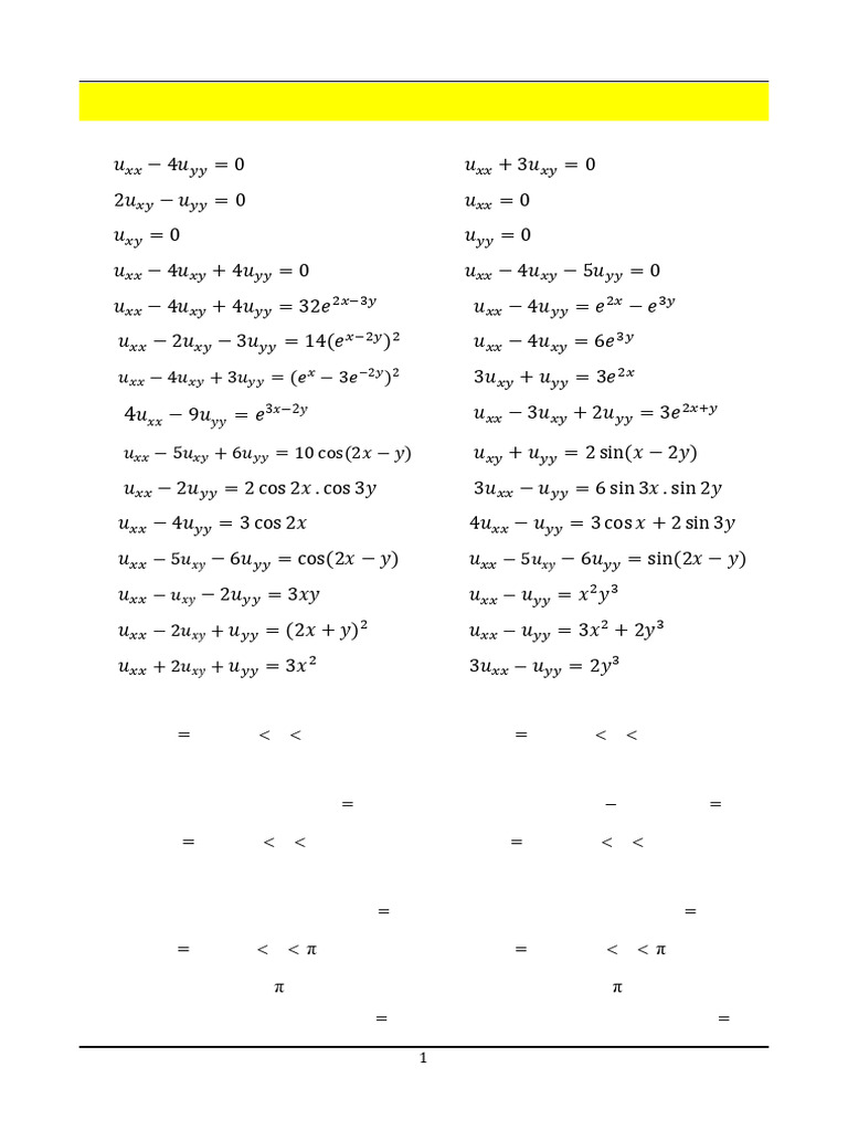 Partial Differential Equations & Complex Analysis | PDF | Vector Space ...