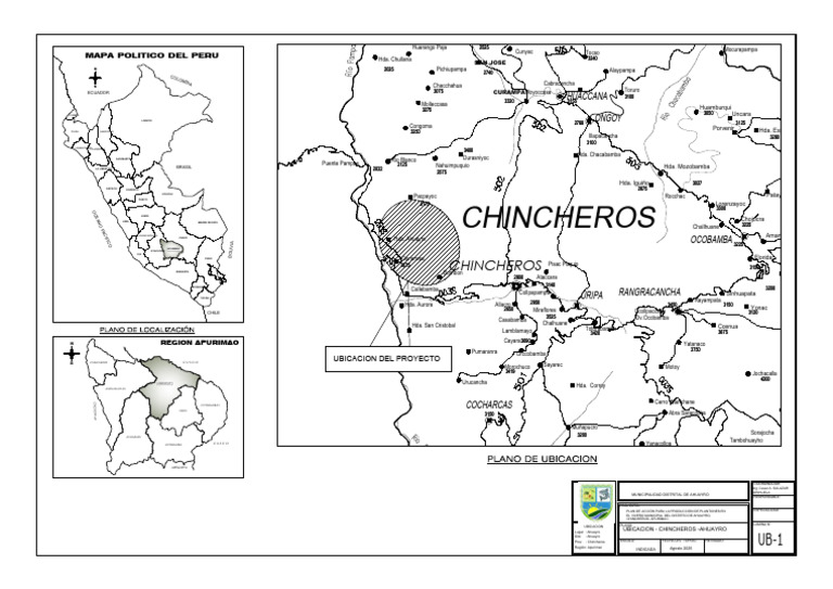 Planos de Ubicacion - Chincheros-Ubicacion | PDF