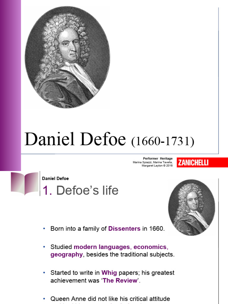 Defoe | PDF | Daniel Defoe | Robinson Crusoe