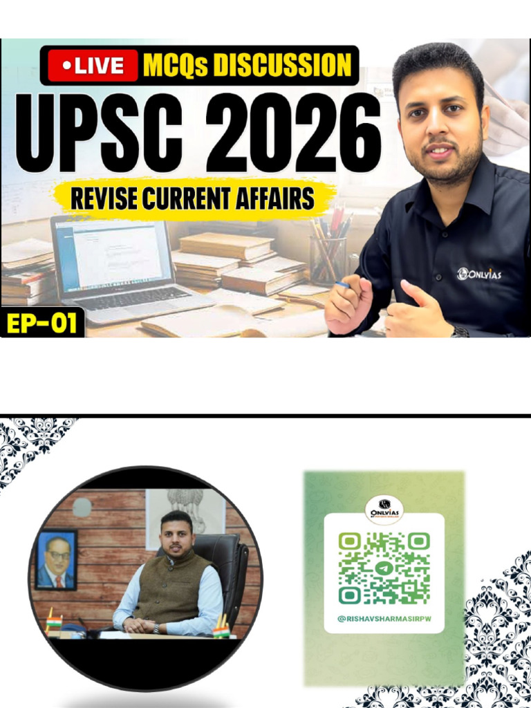 Prelims MCQ Practice Rishav Sir | PDF