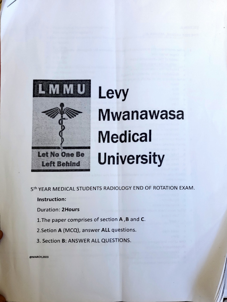 Medical Radiology End of Rotation - First Group 2 Answered | PDF ...