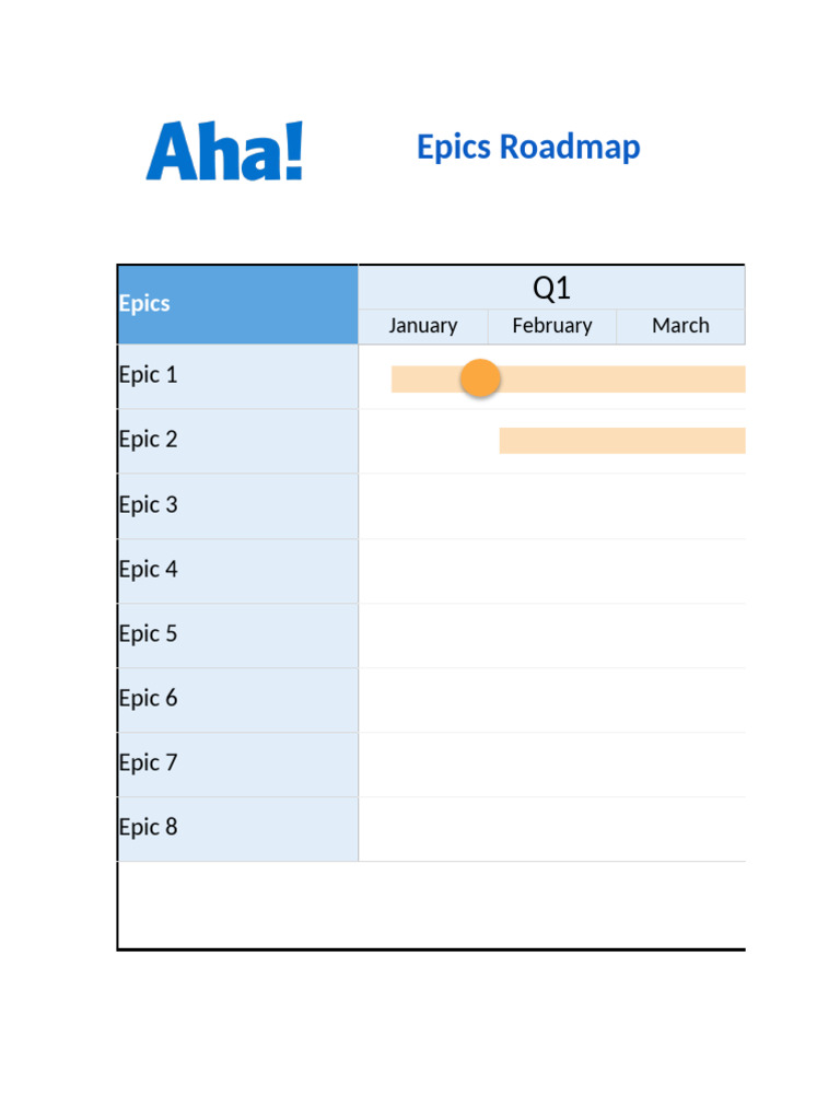 Epics Roadmap Template Nov2020 COMPLETE | PDF