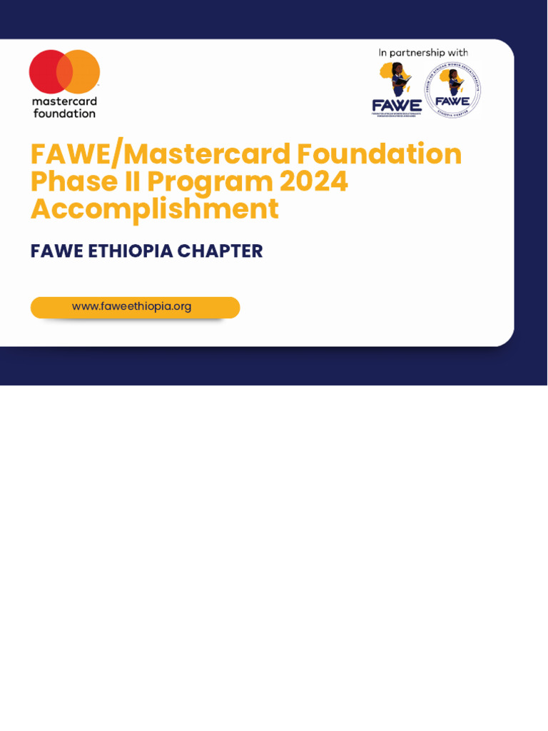 FAWE Mastercard Foundation Program 2024 | PDF | Vocational Education