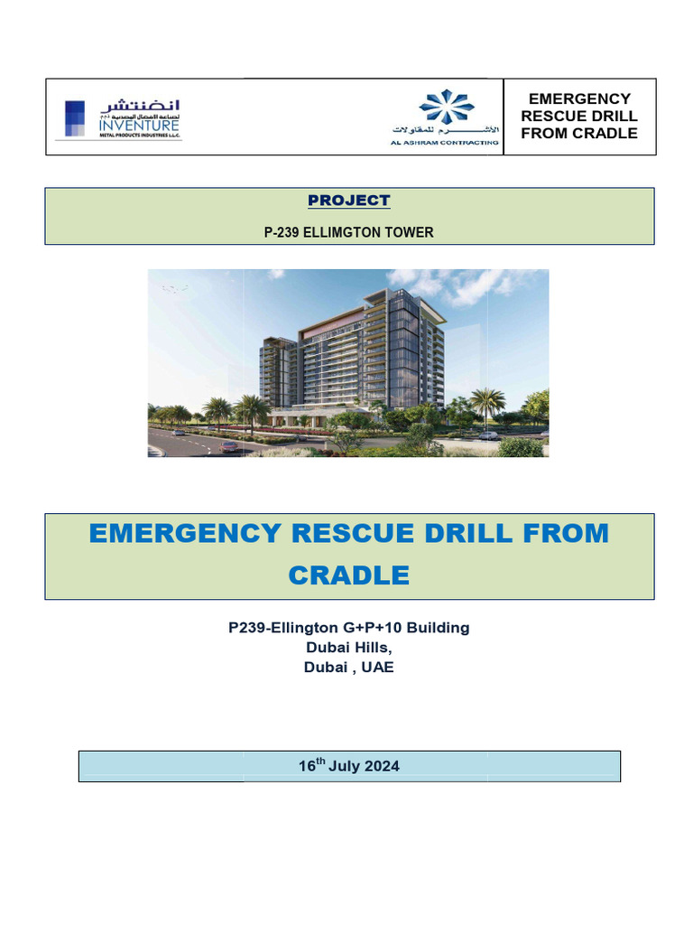 P239- Ellington Site Cradle Emergency Drill | PDF | Safety ...