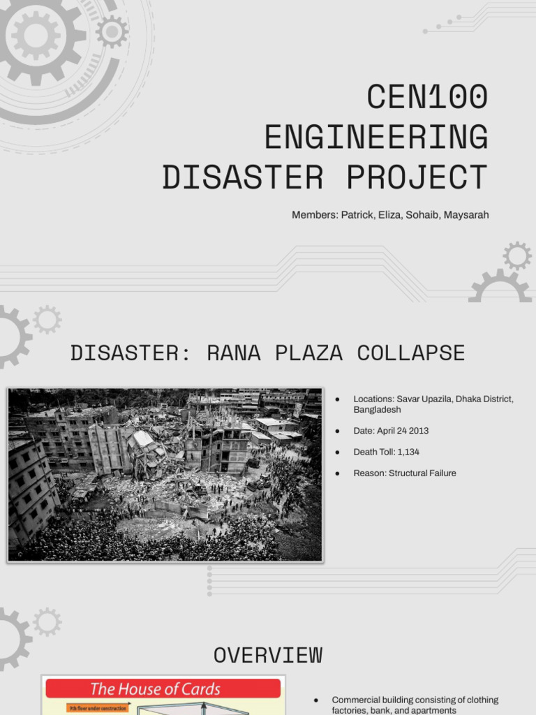 CEN 100 Engineering Disaster Project | PDF