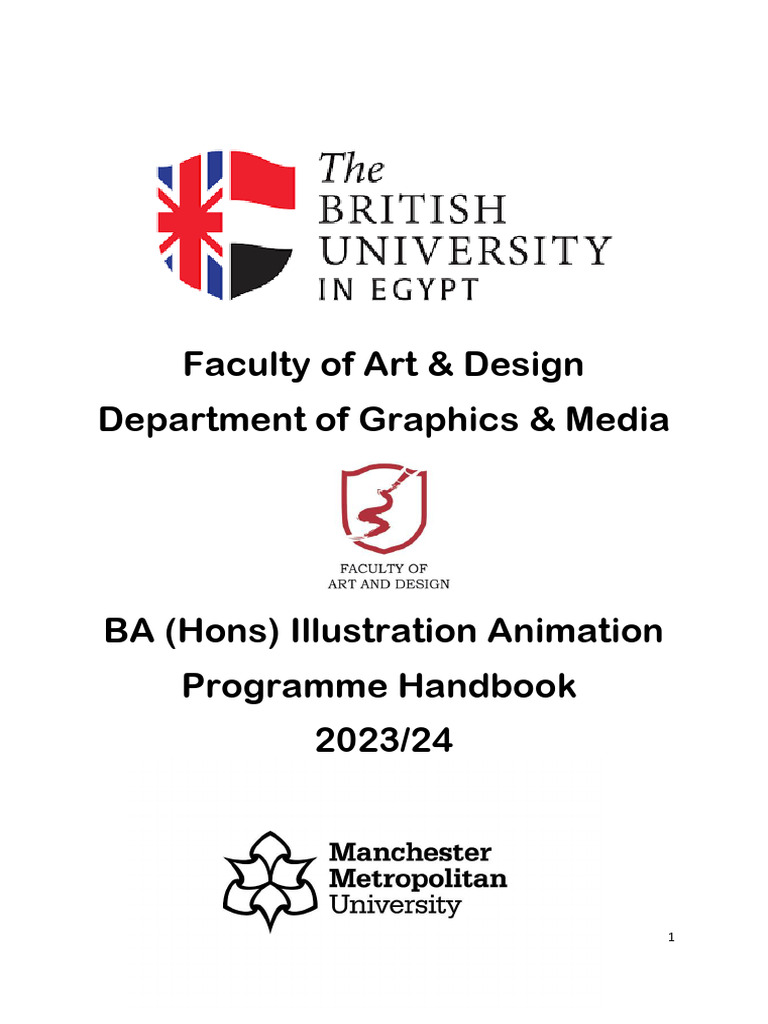 BA (Hons) Illustration Animation Programme Handbook | PDF | Educational Technology | Libraries