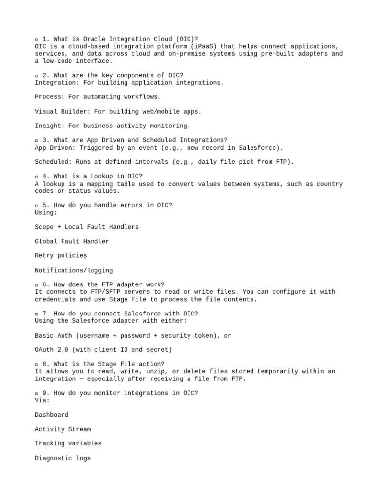 OIC | PDF | File Transfer Protocol | Scope (Computer Science)