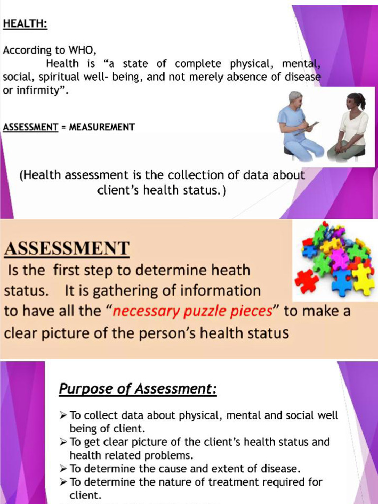Health Assessment Unit 1 | PDF