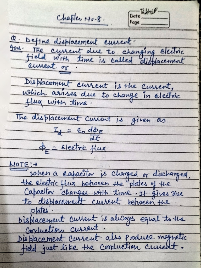 Displacement Current | PDF