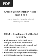 Complete Grade 8 LO Study Notes June 2025 | PDF | Self Concept ...