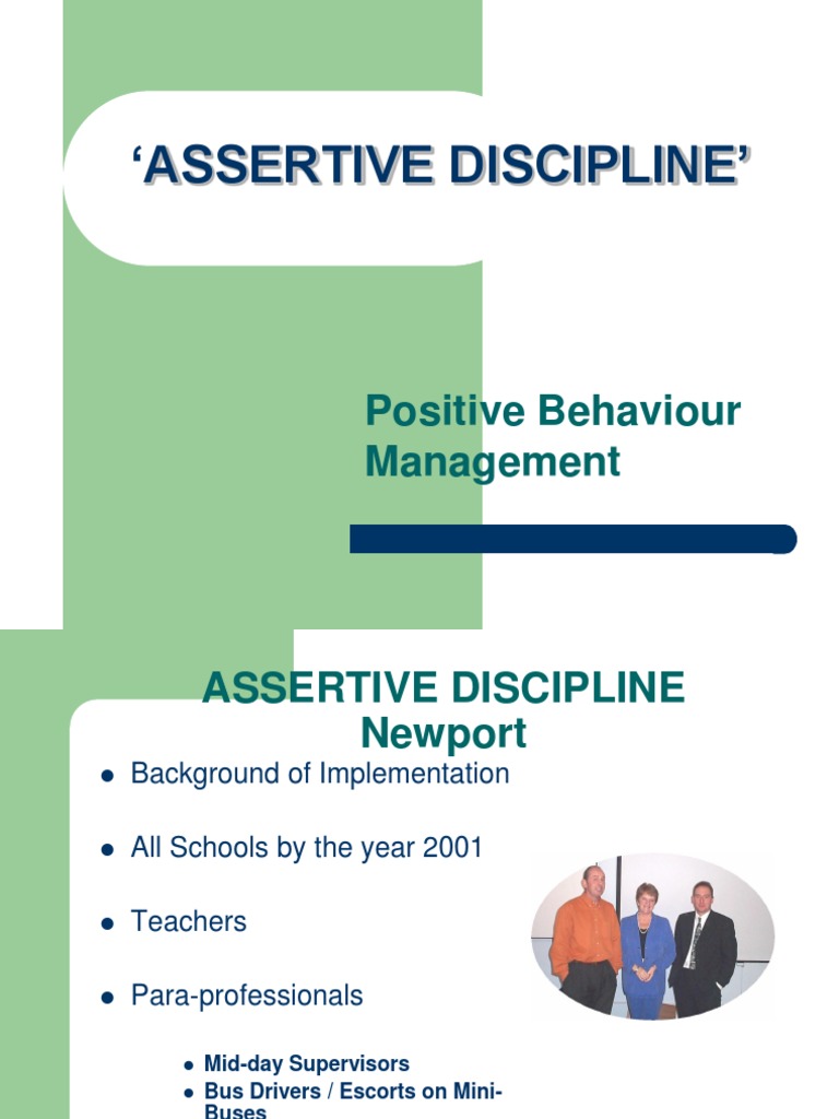 Assertive Behaviour | Theory | Teachers