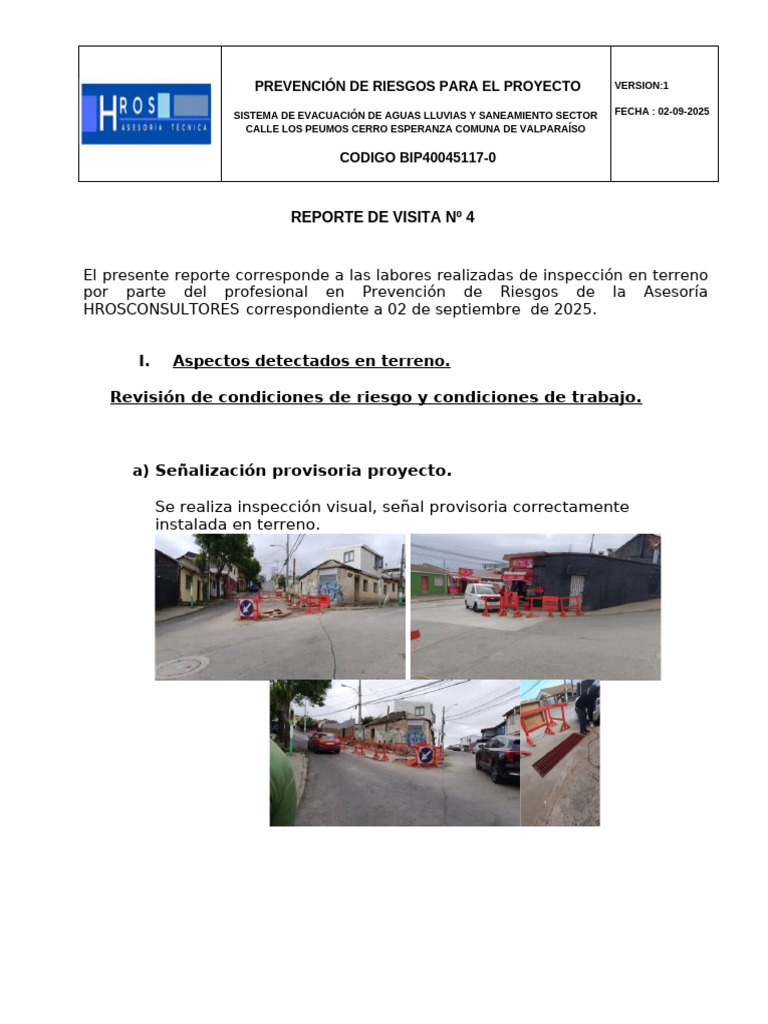 Informe Reporte Visitas 4 | PDF
