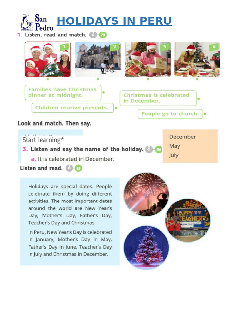 Holidays in Peru | PDF