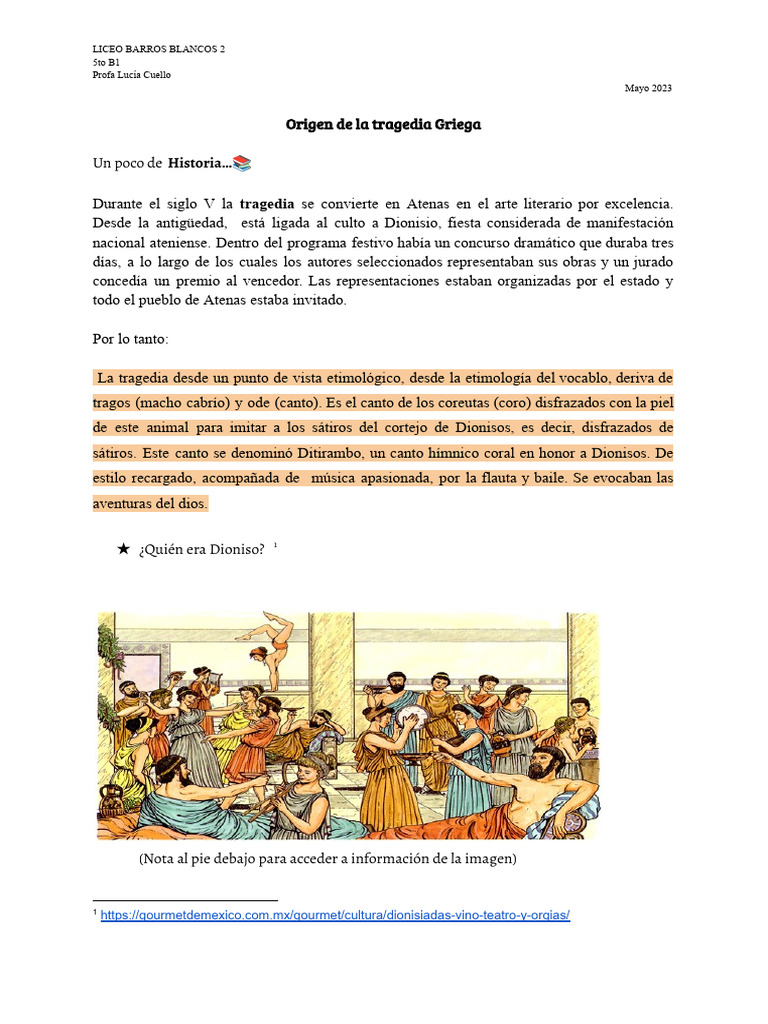 Tragedia Griega y su Esquema Cinematográfico | PDF | Tragedia ...