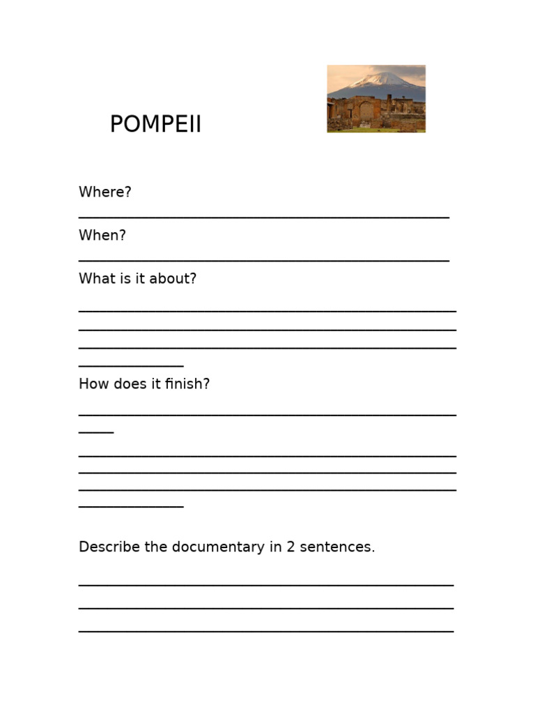 Exploring the History of Pompeii | PDF
