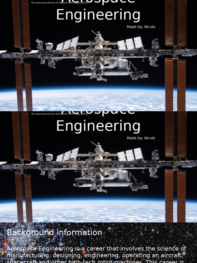 Overview of Aerospace Engineering Career | PDF | Nasa | Engineering
