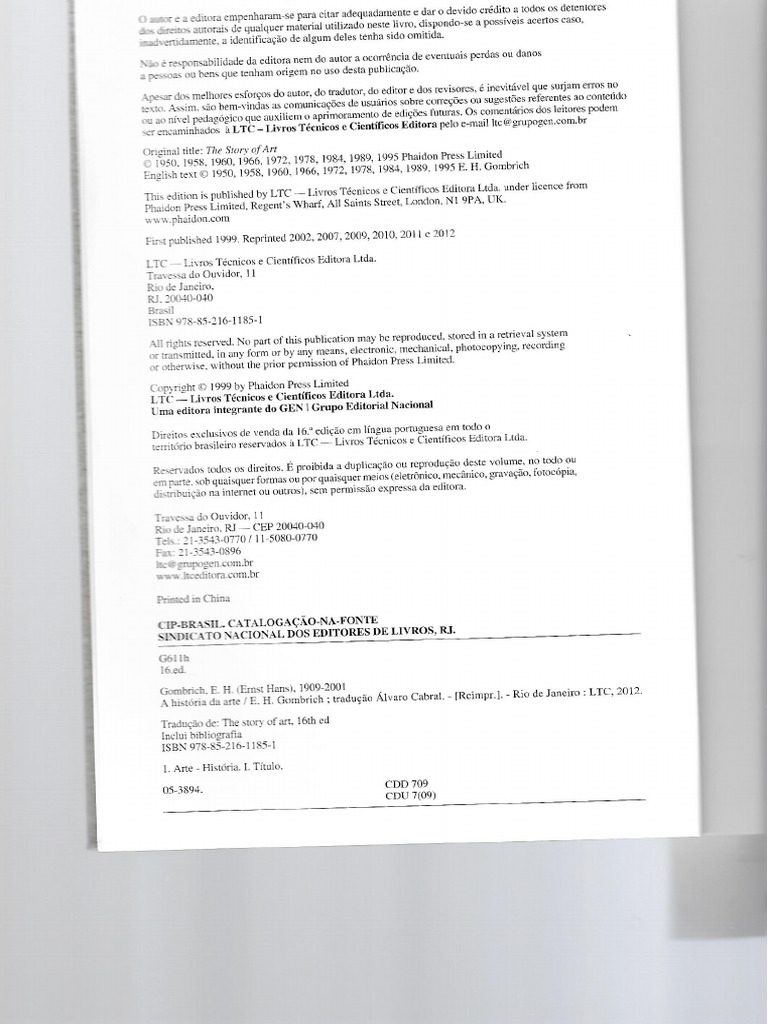 Roma e Bizâncio Séculos V A XIII - Gombrich | PDF