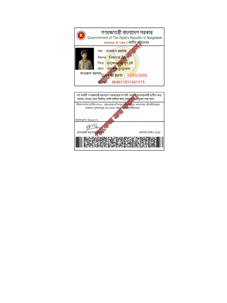 Nid Card | PDF
