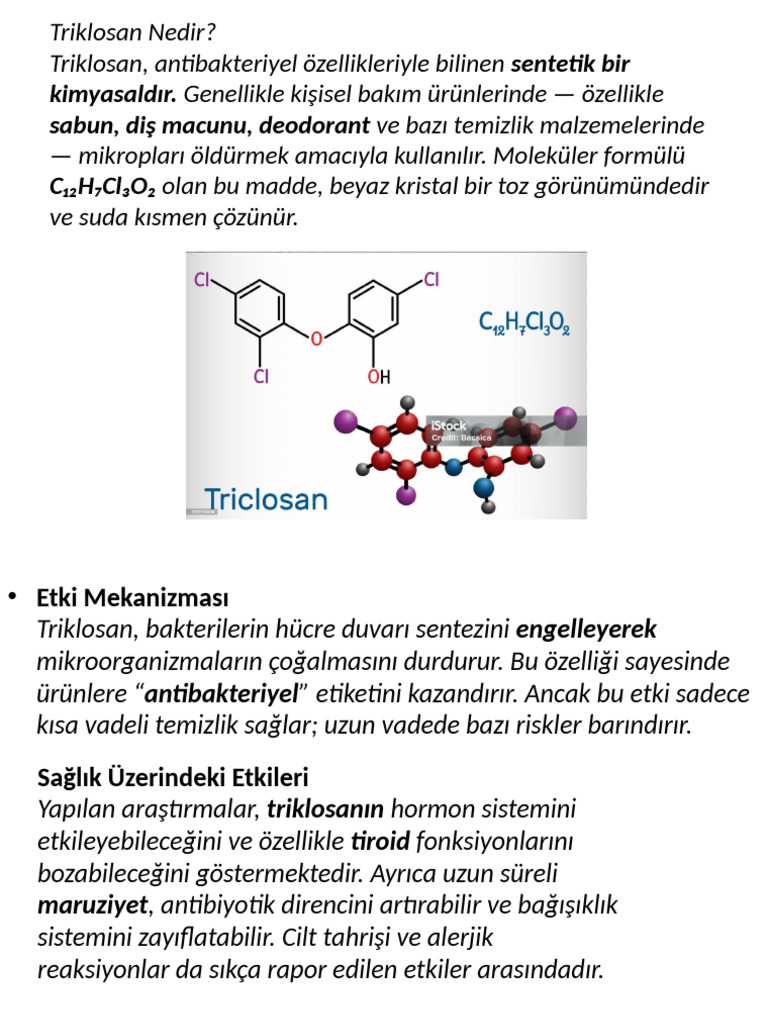 Kimya Triklosan | PDF