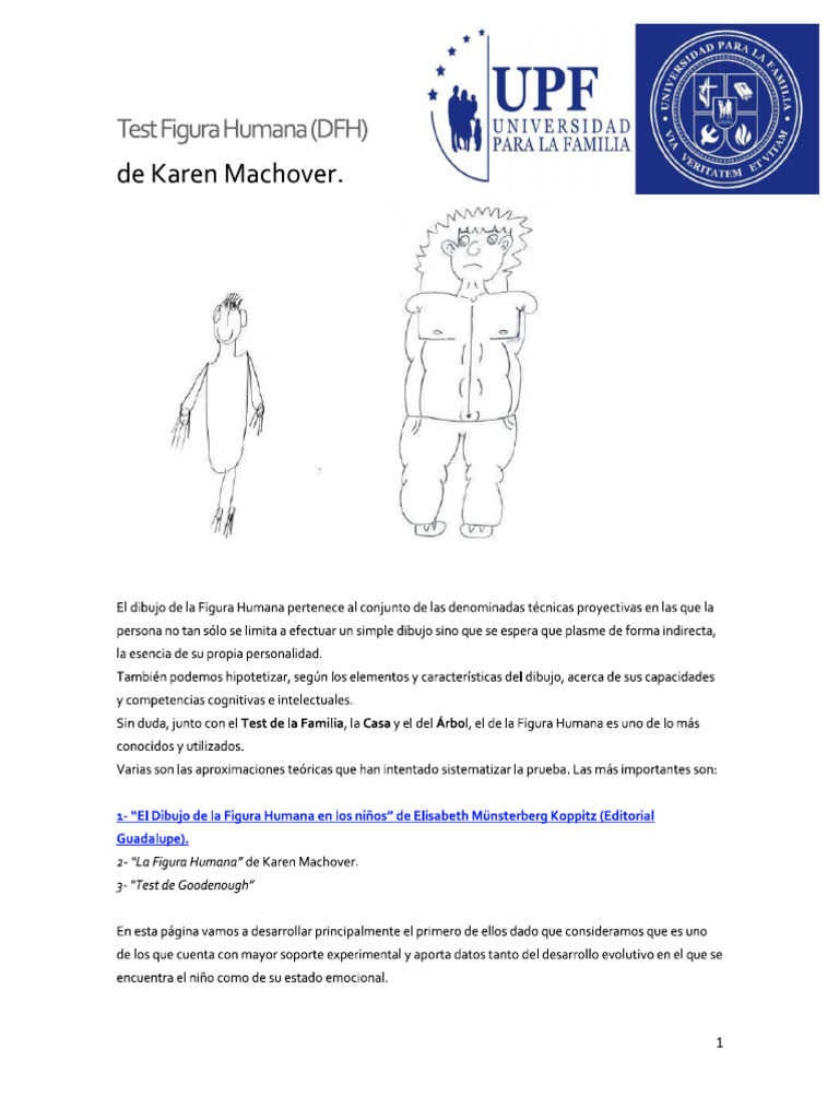 Test de La Figura Humana Karen Machover | PDF