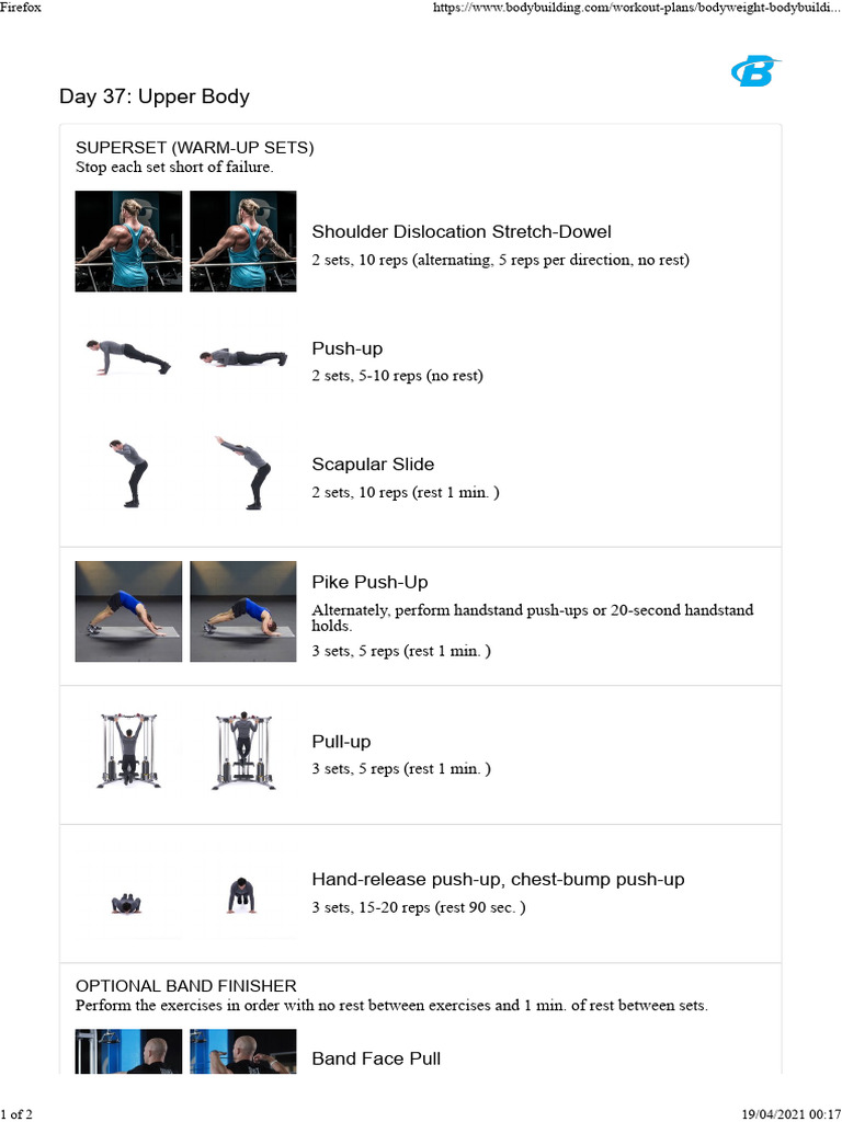 Day 37: Upper Body: Shoulder Dislocation Stretch-Dowel | PDF