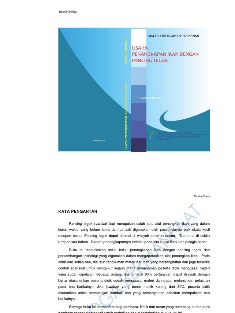 Pancing Tegak - Verttical Line - Supardi Ardidja | PDF