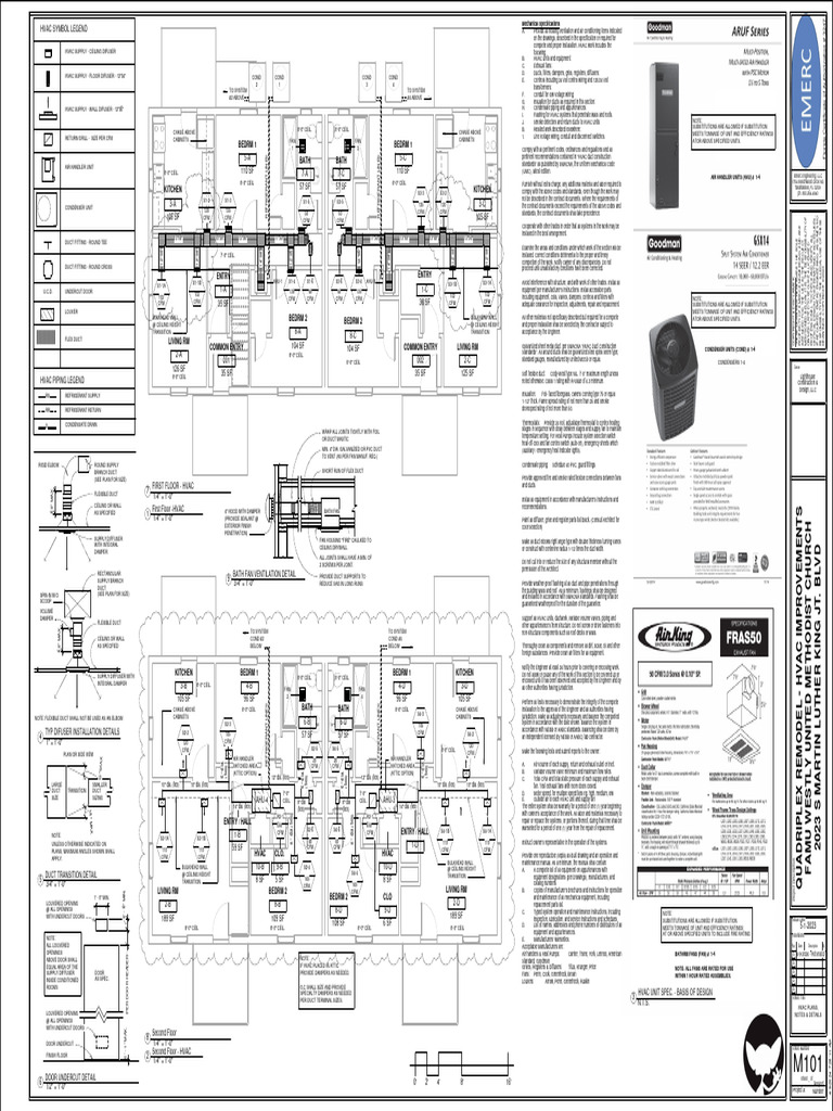 HVAC Mechanical Specifications Guide | PDF | Duct (Flow) | Building ...
