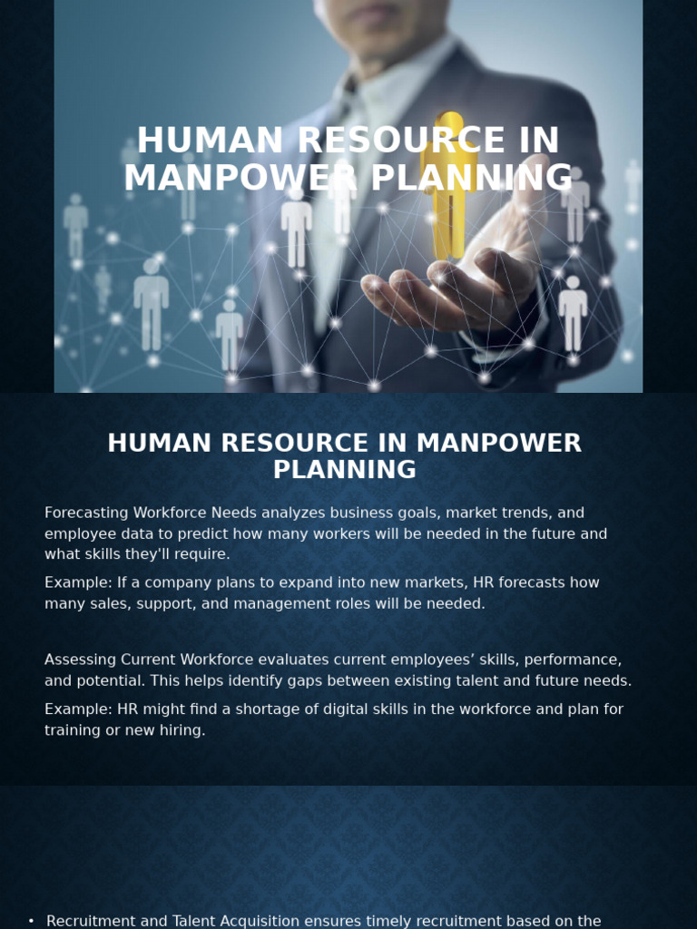 Human Resource in Manpower Planning | PDF | Human Resource Management ...