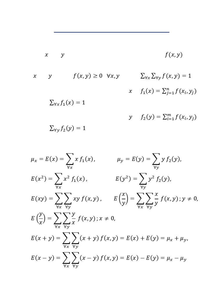 1 - Joint Discrete Probability Distribution | PDF | Probability ...