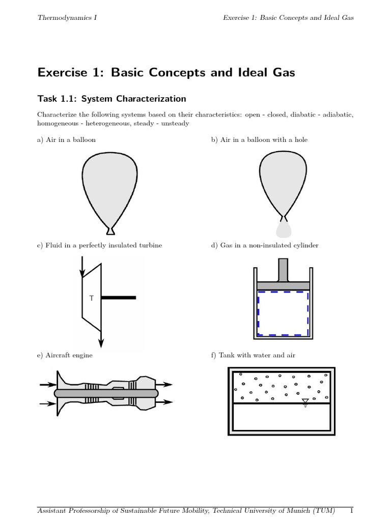 Thermodynamics I: Ideal Gas Concepts | PDF