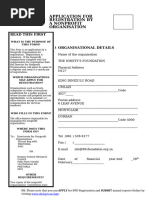 EI1 Form for Tax Exemption Application | PDF | Nonprofit Organization ...