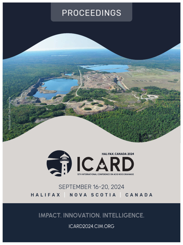 ICARD 2024 Conference Proceedings | PDF | Mining | Materials