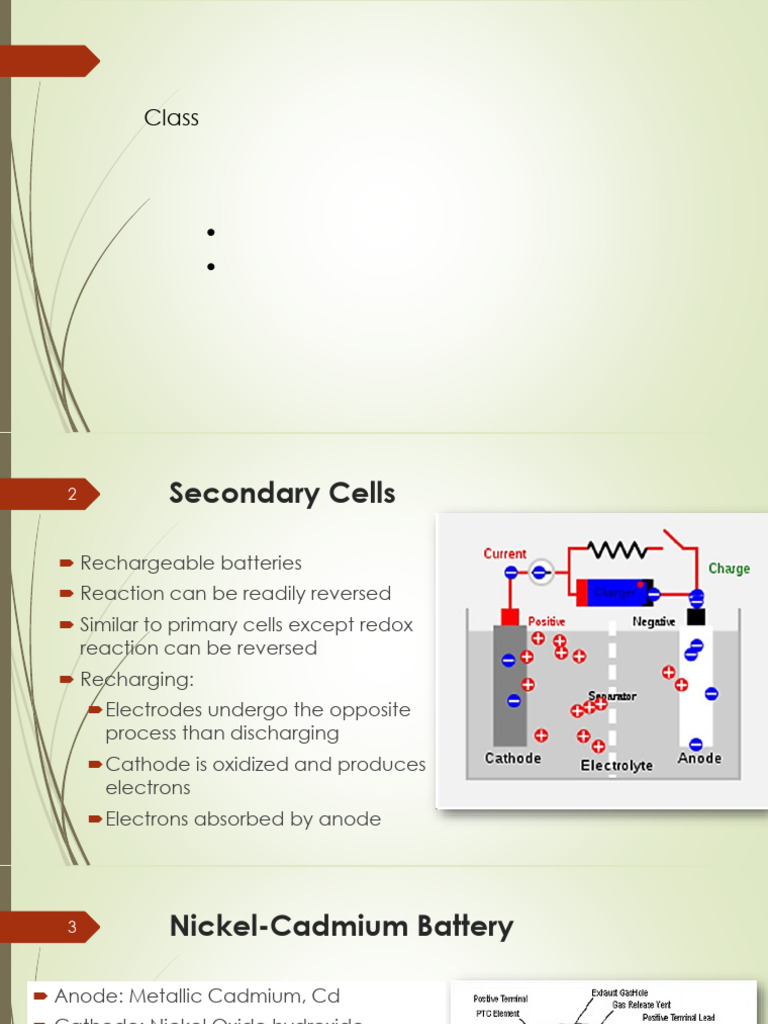 Rechargeable Batteries and Feul Cells 3rd | PDF | Fuel Cell | Lithium ...