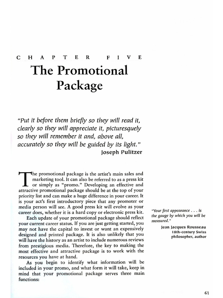 The Press Kit (1) | PDF