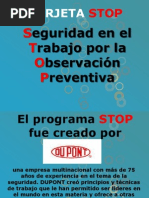 Tarjetas STOP | PDF | Salud y bienestar