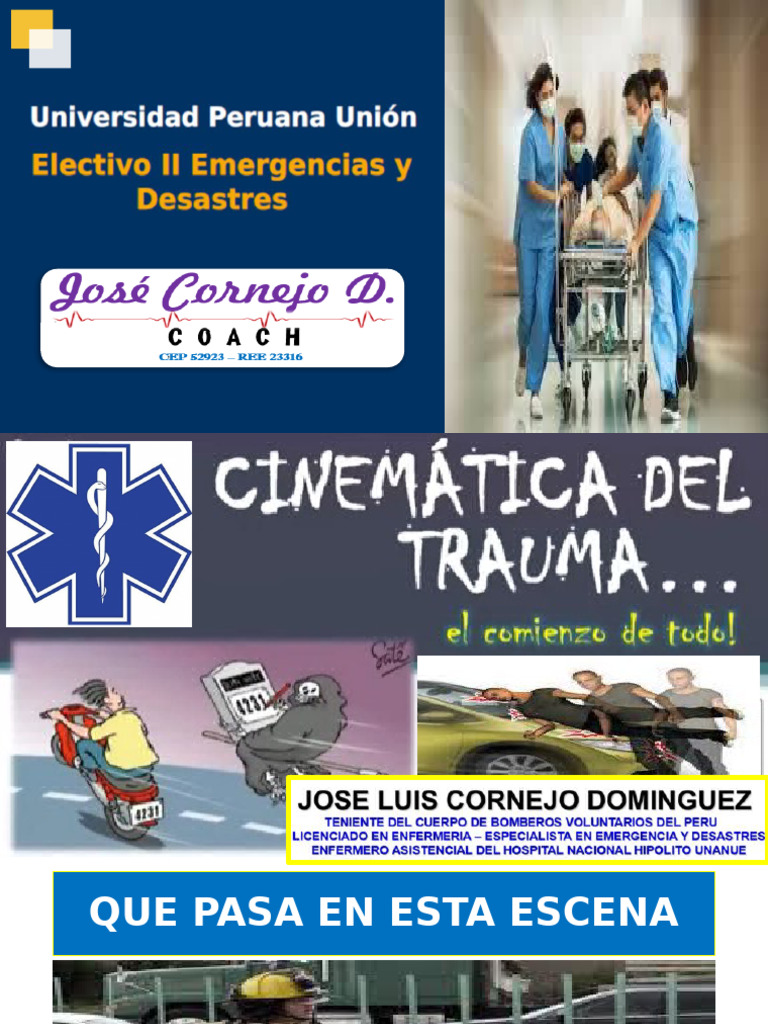 Clase 4 Cinematica Del Trauma - Lic Jose Cornejo | PDF