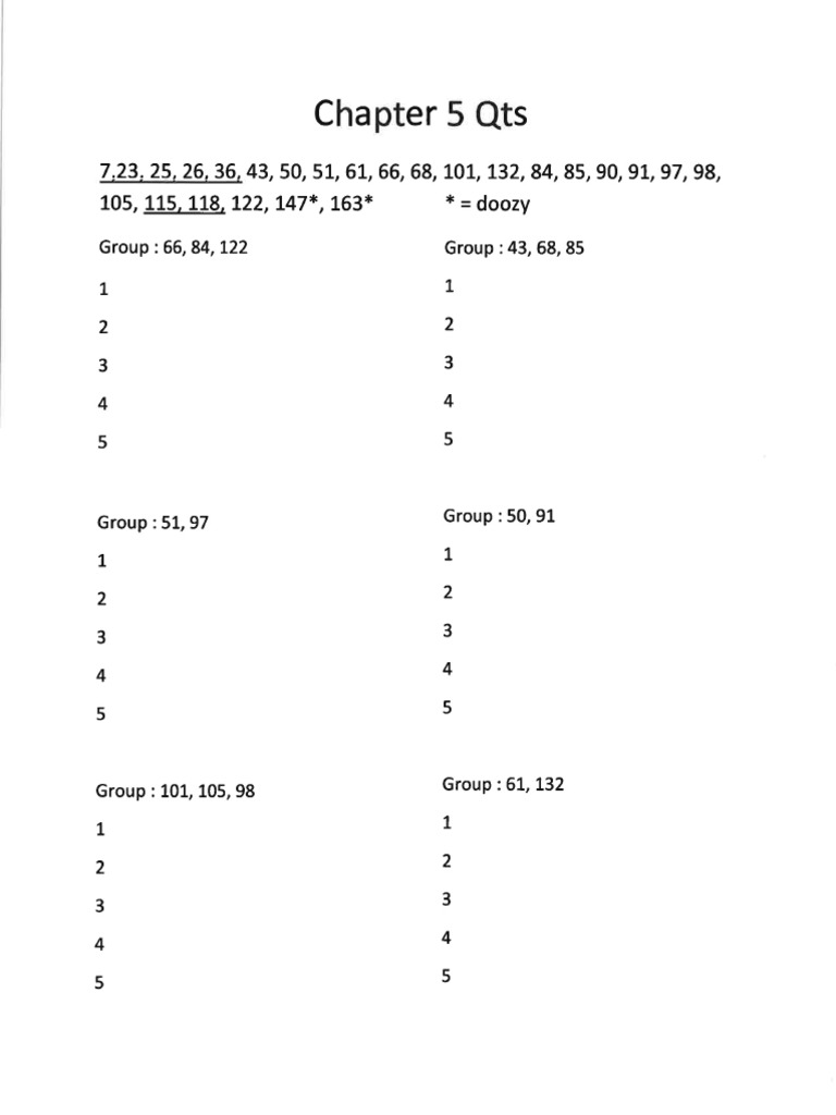 CH 5 AP Chem Questions | PDF