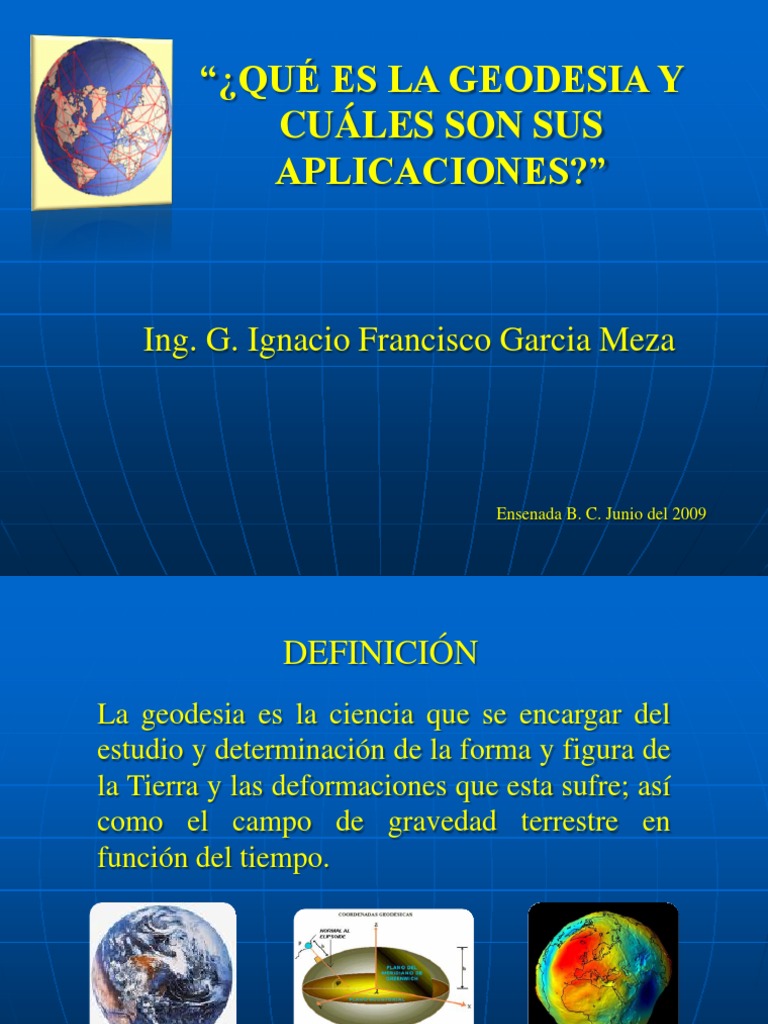 Geodesia | Geodesia | Geografía