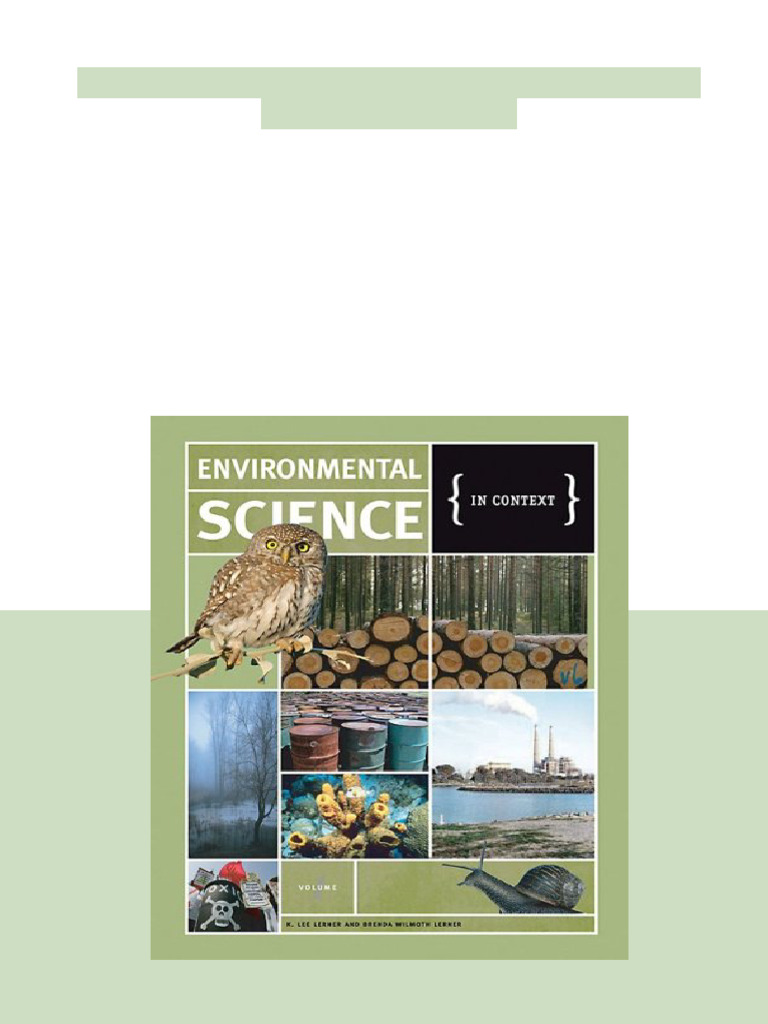 Environmental Science In Context 1st Edition Janet Witalec available ...